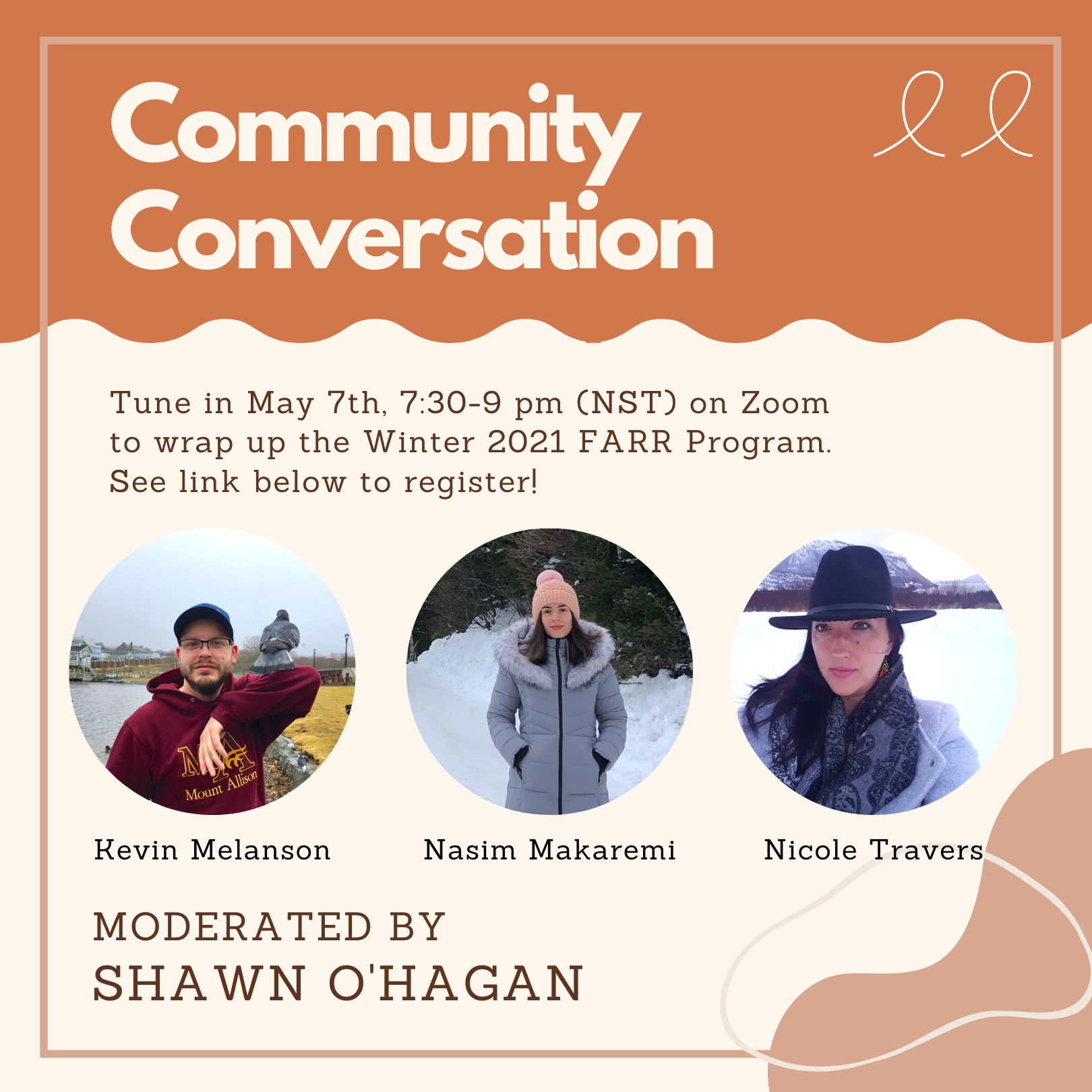 Community Conversation with Kevin Melanson, Nasim Makaremi, and Nicole ...